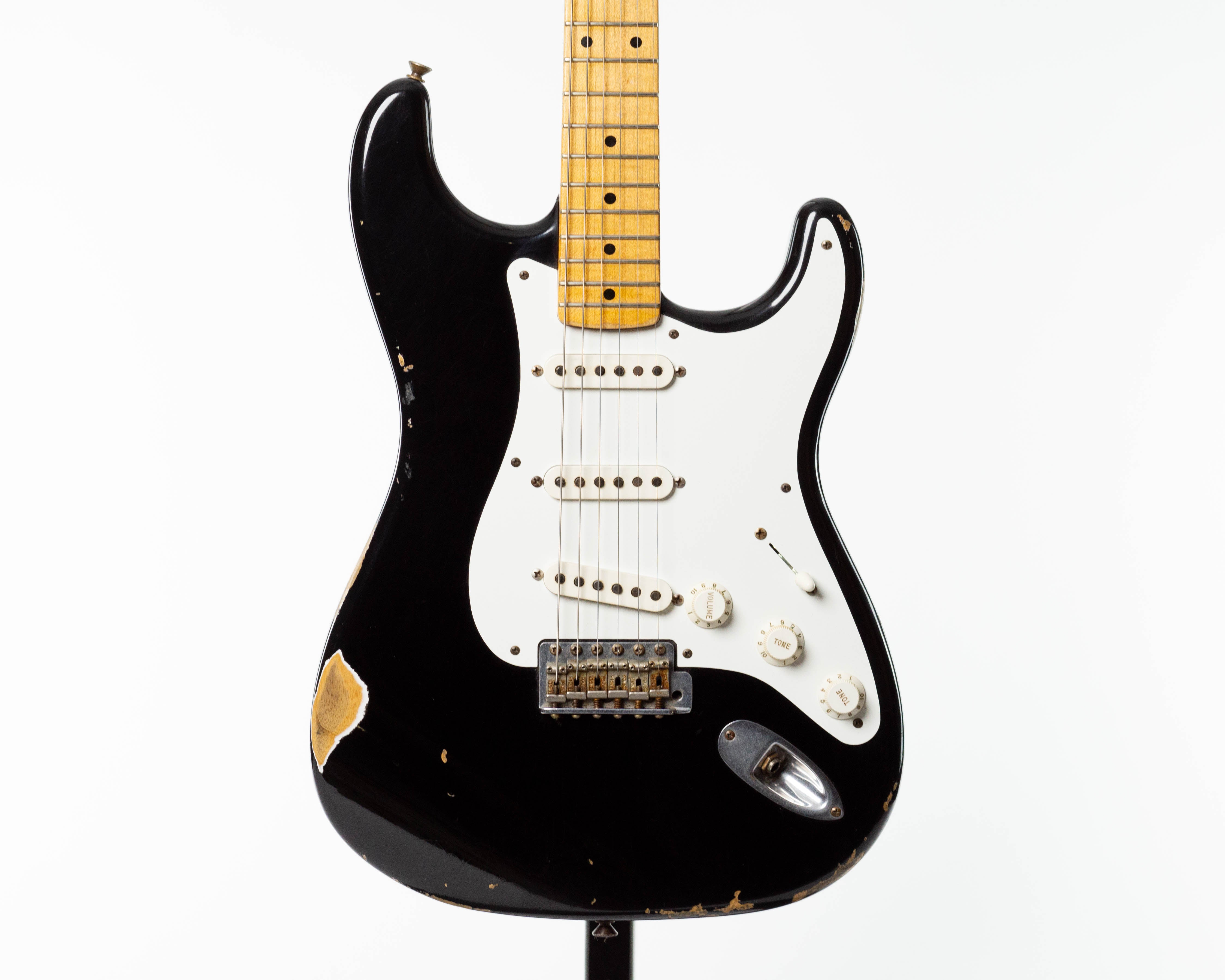 Fender Custom Shop 1955 Reissue Stratocaster Relic 2007 Black – The58Sound